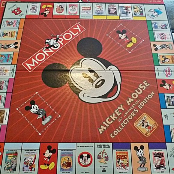 Usaopoly | Games | Open Box Monopoly Mickey Mouse 75th Anniversary Collectors Edition | Poshmark